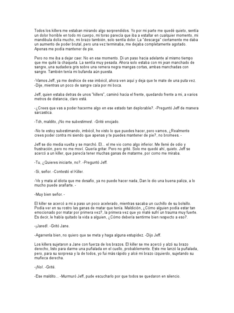 Jared The Killer Reborn Cap 3 | PDF | Munición | Lobo gris