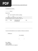 LIC Policy Surrender Application Letter | PDF