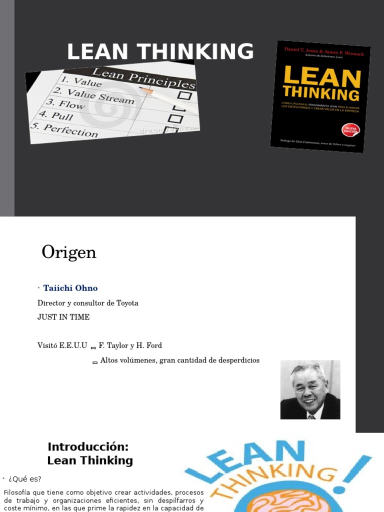 Lean Thinking | PDF | Producción y fabricación | Business