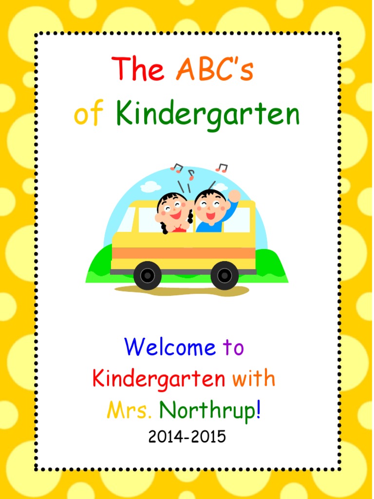 ABCs of Kindergarten | Download Free PDF | Kindergarten | Physical ...