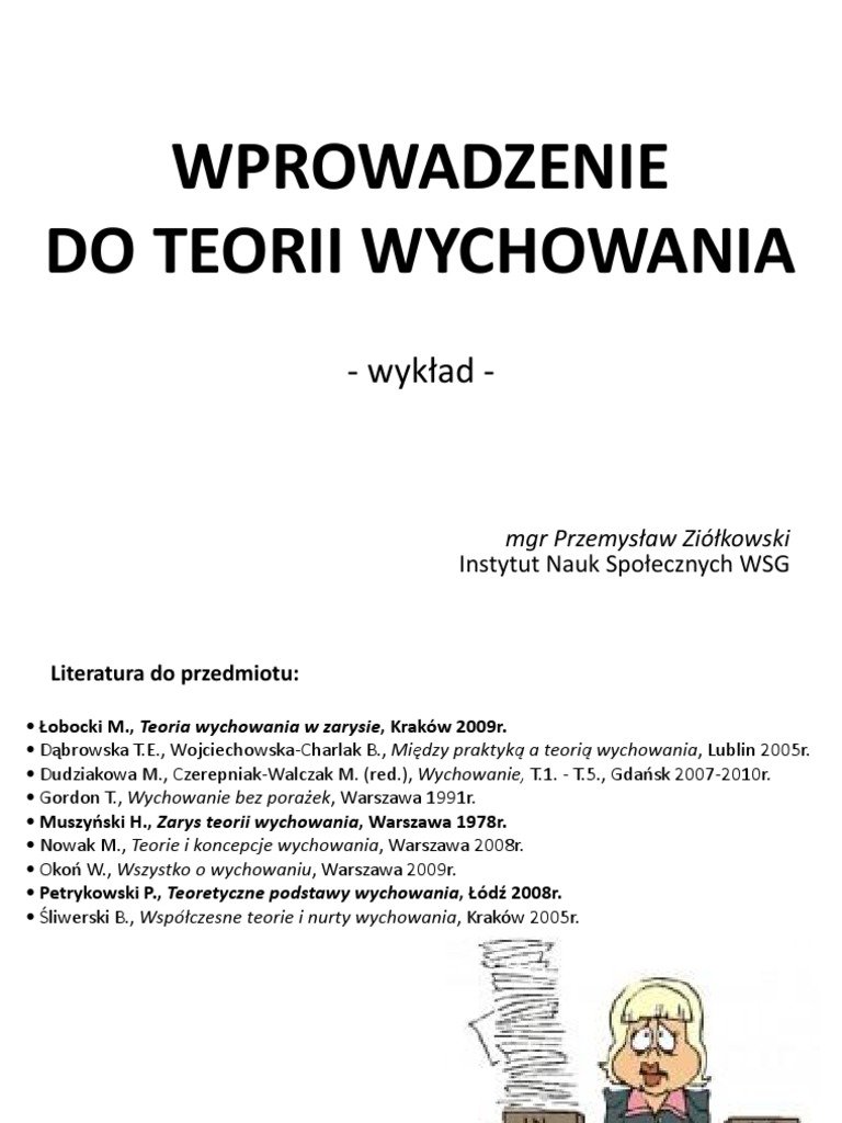 Wprowadzenie Do Teorii Wychowania | PDF