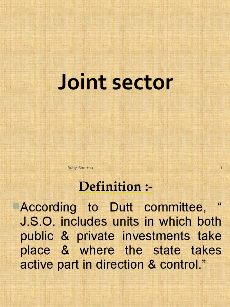 Joint Sector | PDF