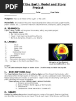 Earth Model Project Guide | PDF | Mantle (Geology) | Earth