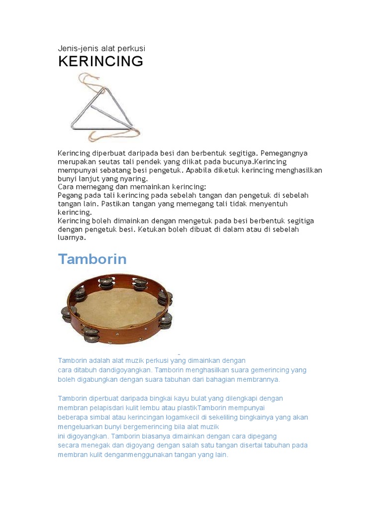 Alat Perkusi | PDF