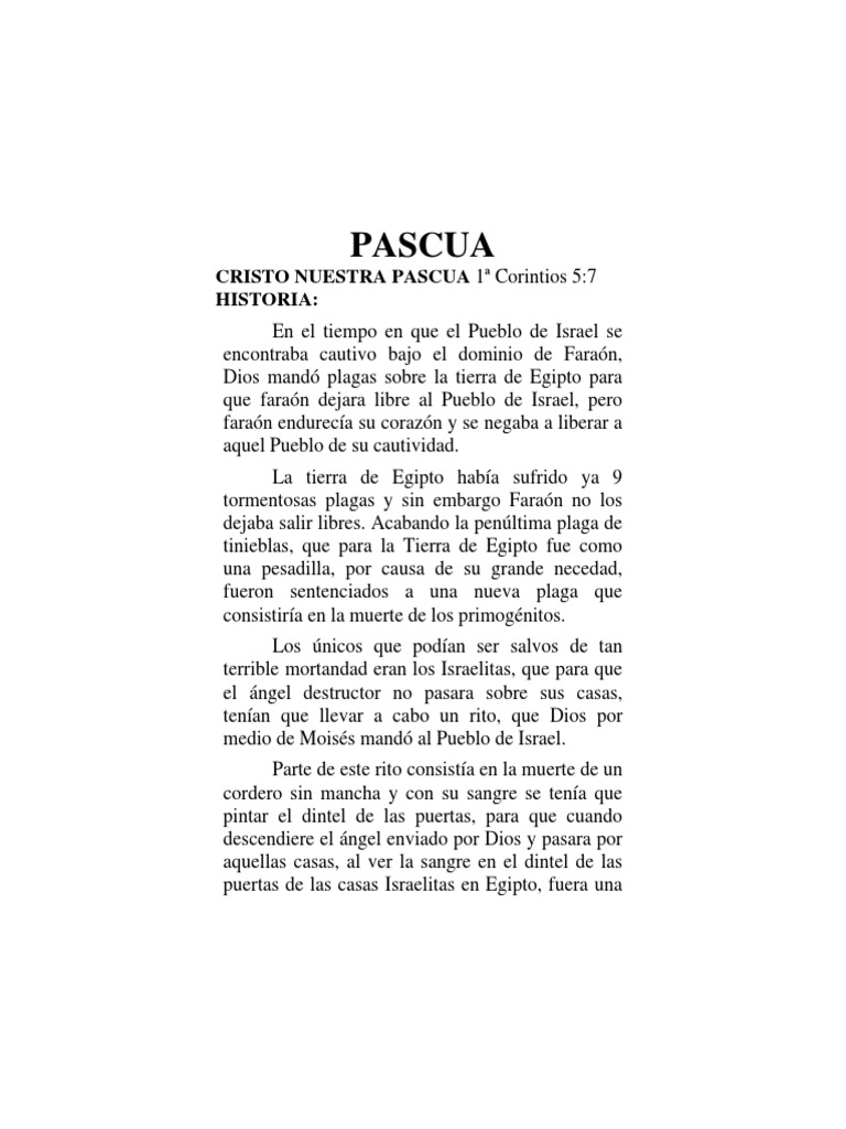 Pascua | PDF | Pascua de Resurrección | Cristo (título)