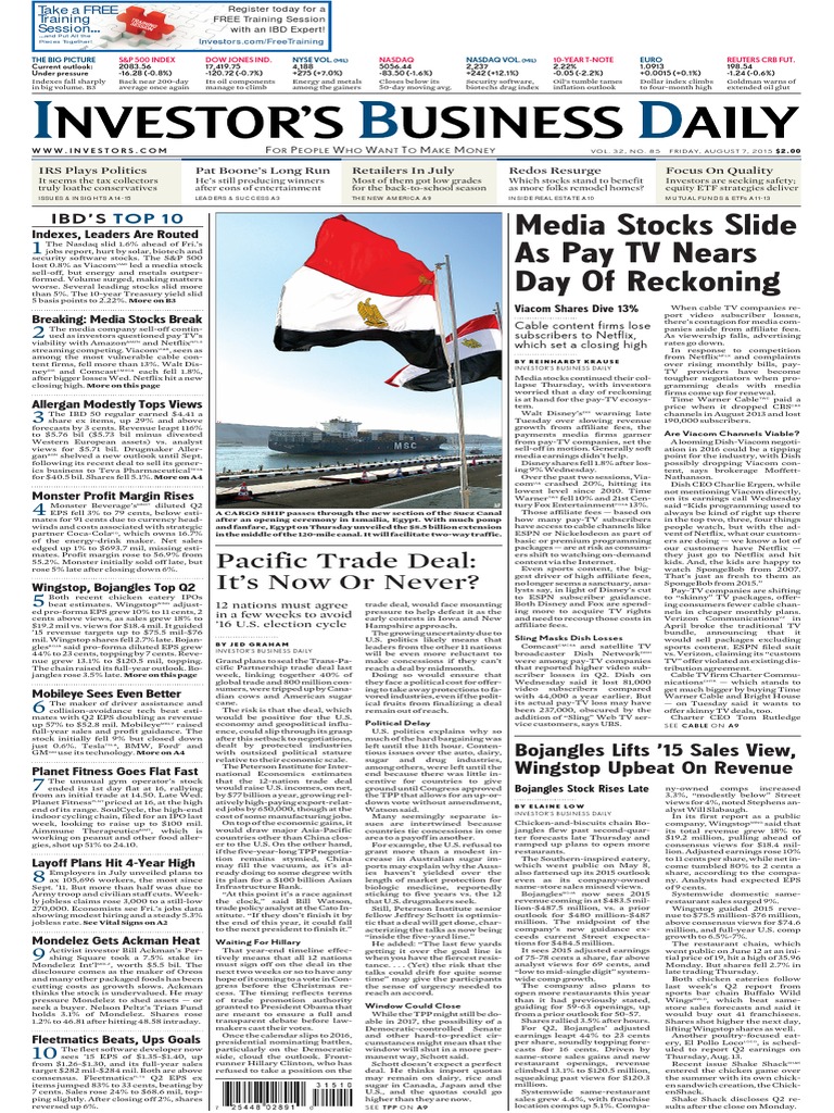 IBD Newspaper | PDF | Pay Television | Instagram