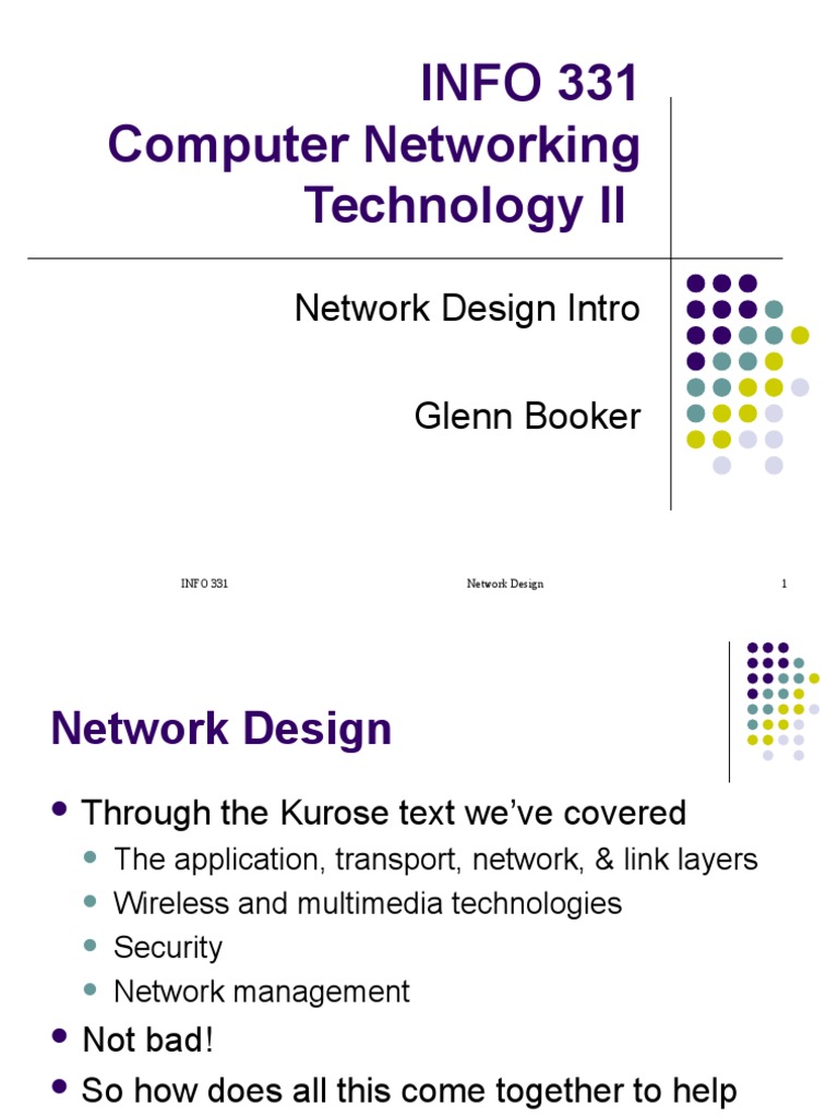 331 Network Design | PDF | Computers | Technology & Engineering