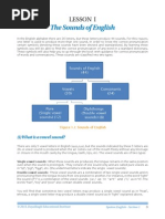 The Sound of English PDF | PDF | English Language | Stress (Linguistics)