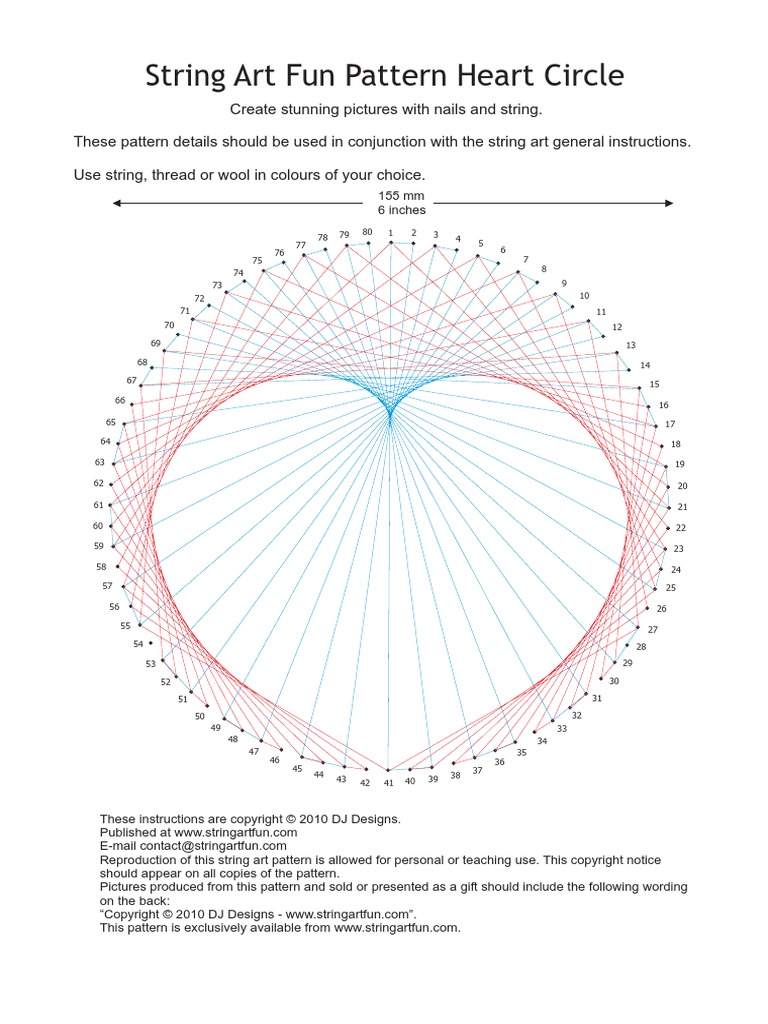 Hilorama Corazon Circulo | Download Free PDF | Copyright | Crafts