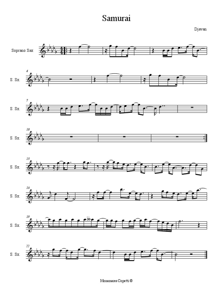 Samurai - Djavan | PDF