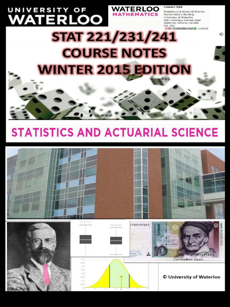 STAT 231 Course Notes Winter | PDF | Quantile | Statistics