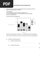 Water Potential Worksheet Key | PDF | Sucrose | Water