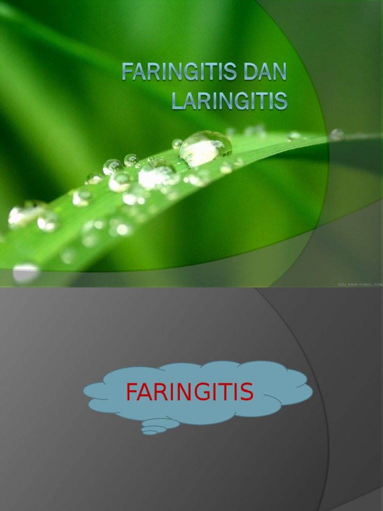 Faringitis Dan Laringitis | PDF