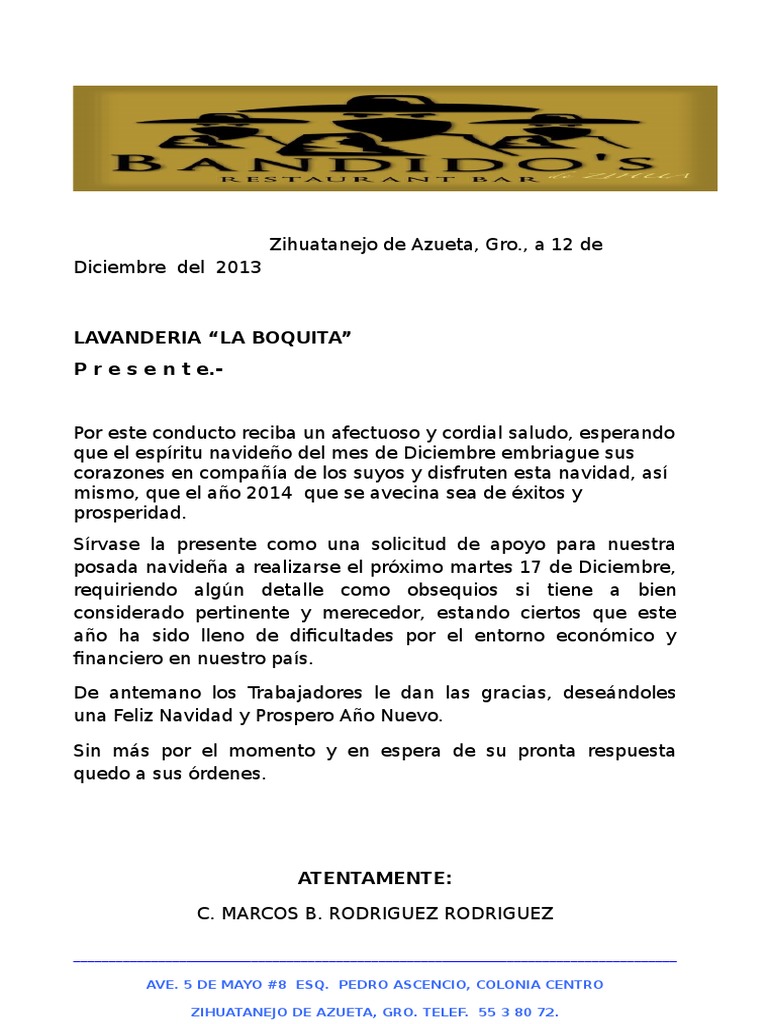 Carta de Regalos | PDF