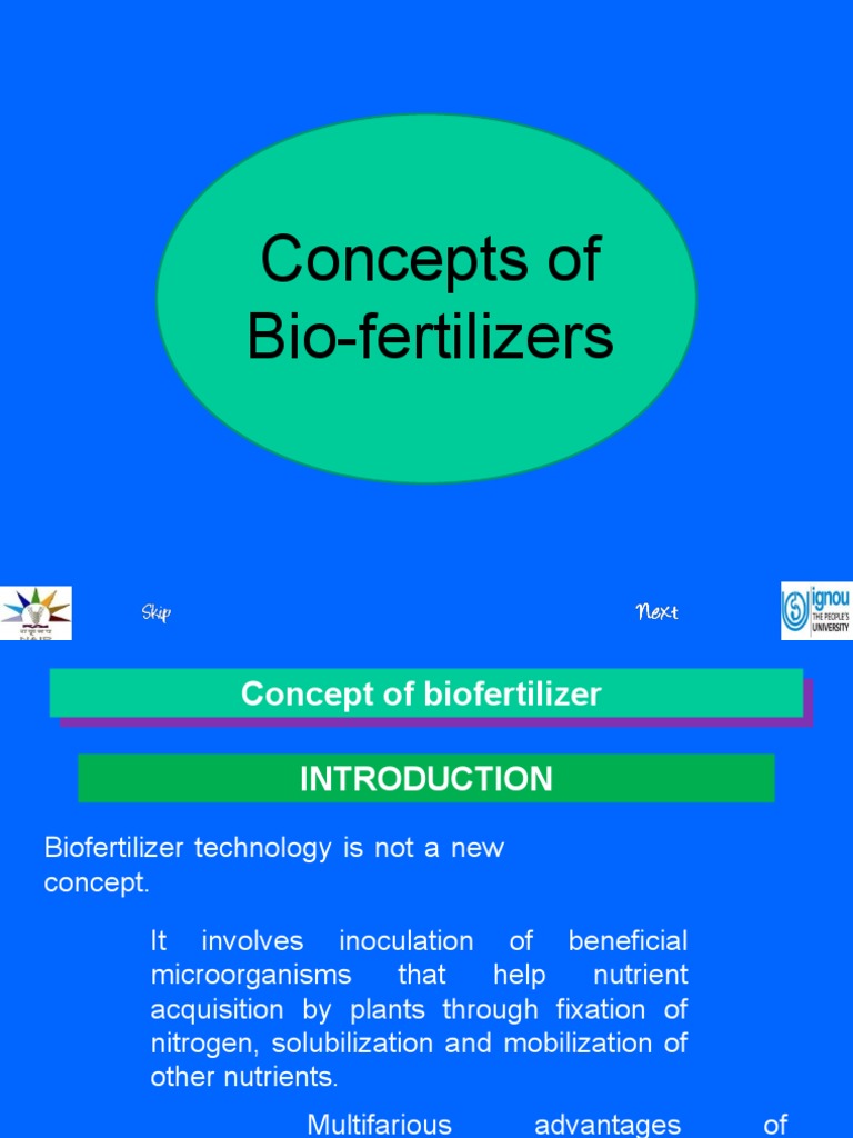 An In-Depth Look at Biofertilizers: Their Concept, Advantages ...