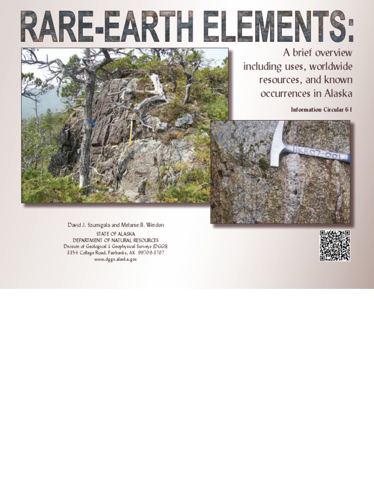 Alaska's Rare Earth Elements Overview | PDF | Rare Earth Element ...
