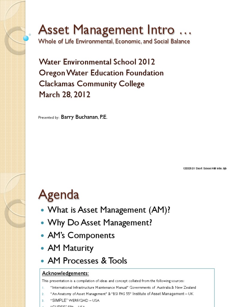 Asset Management Fundamentals Overview | PDF | Strategic Management ...