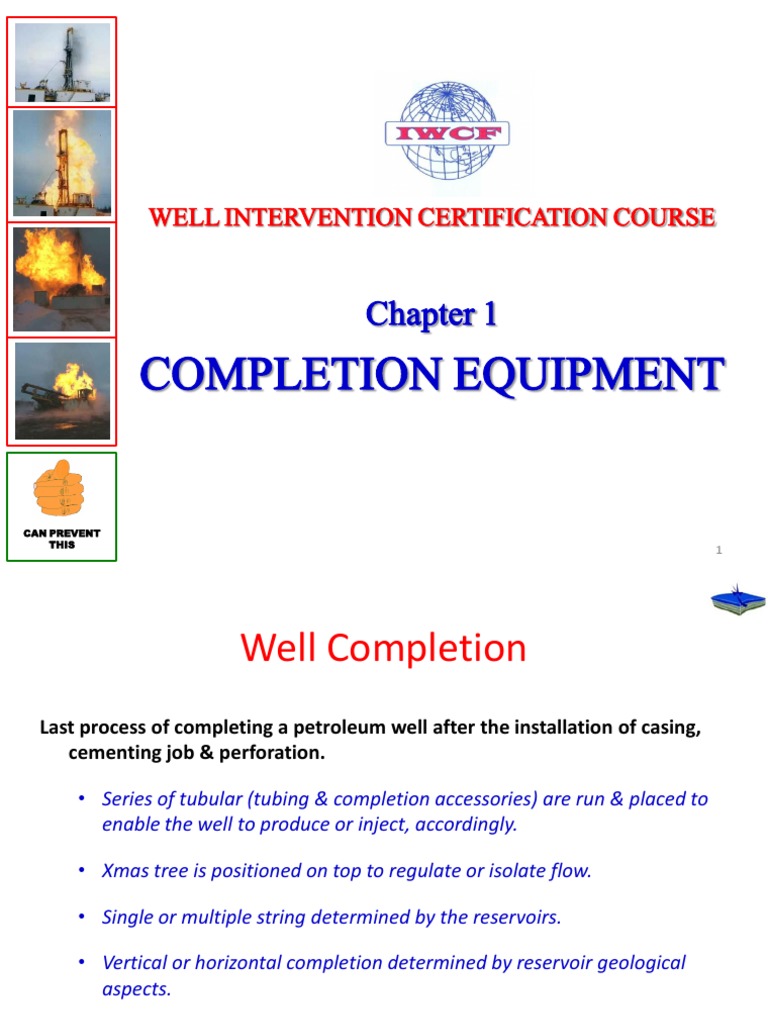 IWCF WI - 1 - Well Completion | PDF