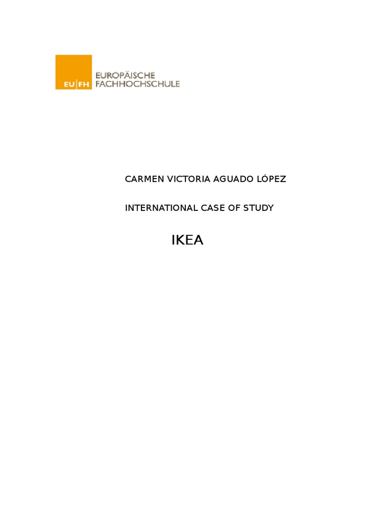 Case Study Ikea | PDF | Furnishings And Furniture | Retail