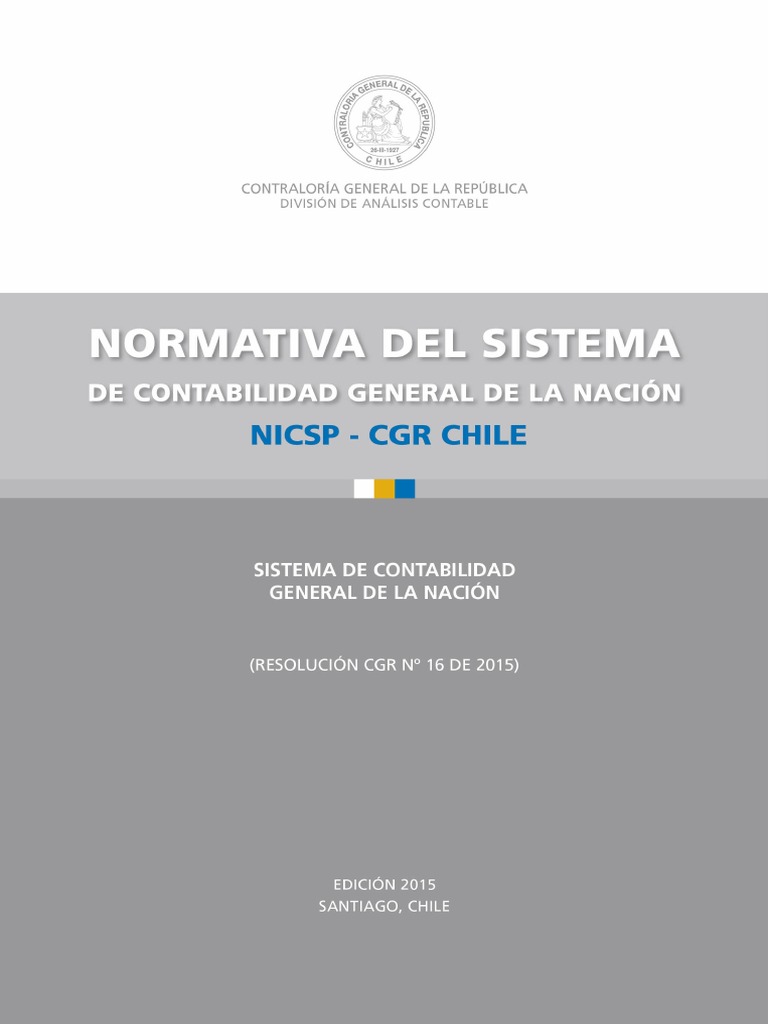 NICSP - CGR Chile | PDF | Contabilidad | Costo