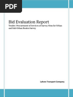 Technical Bid Evaluation Report | PDF | Duct (Flow) | Engineering