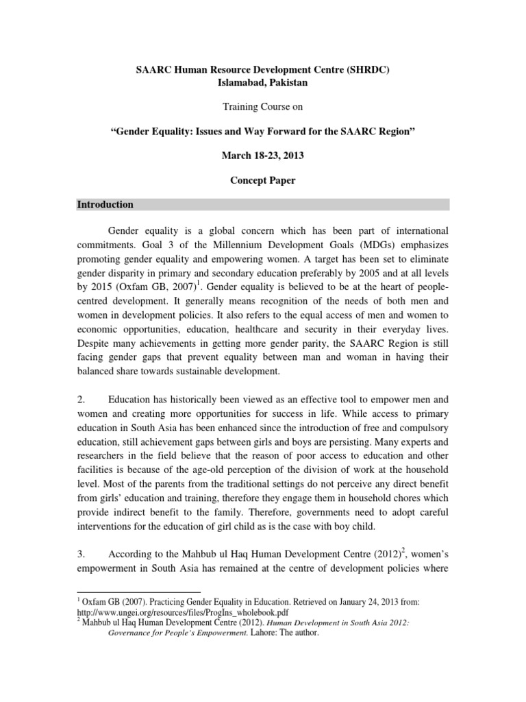 Gender Equality Issues | Download Free PDF | Gender | Gender Studies