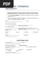 NCU Undergraduate Admissions Application | PDF | Qualifications ...