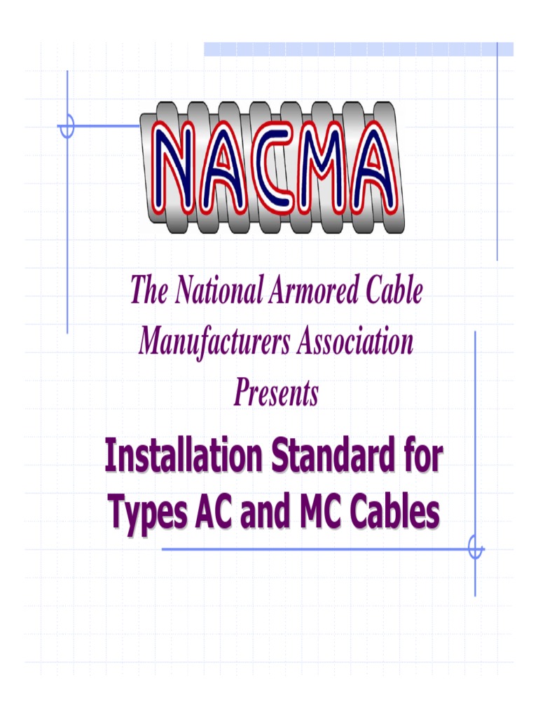 Nac Ma Installation Overview | PDF | Cable | Electrical Wiring