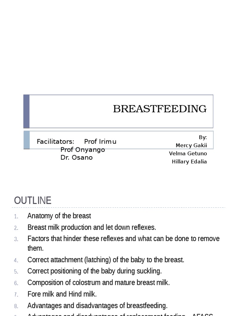 Breastfeeding Pdf Breastfeeding Breast Milk