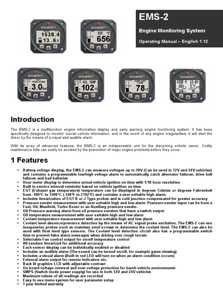 Ems2 PDF | PDF | Turbocharger | Switch