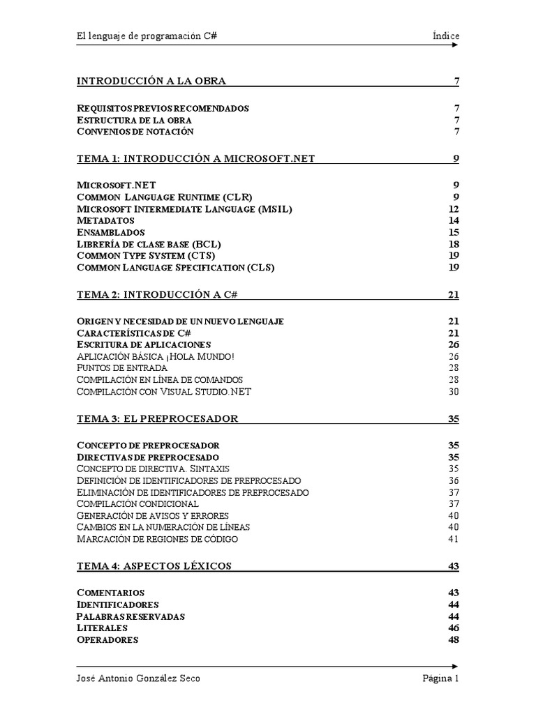 Libro C Sharp | PDF | .NET Framework | Compilador