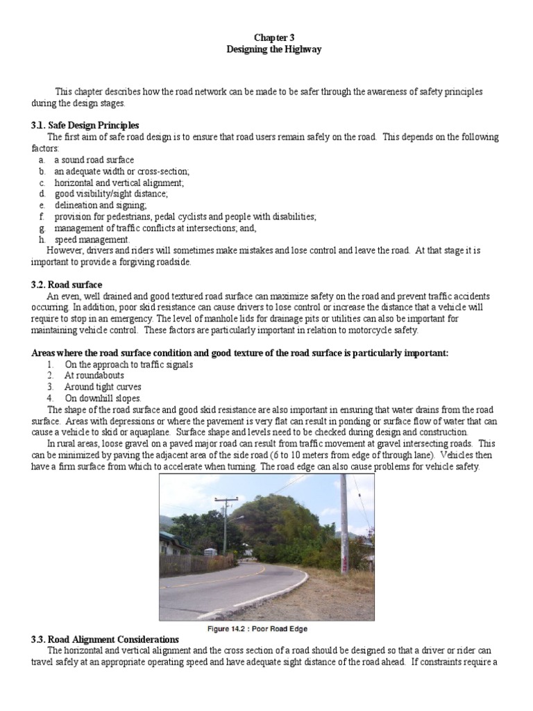 Highway 1 | PDF | Road | Road Infrastructure