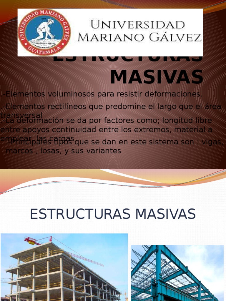 Estructuras Masivas | PDF | Deformación (ingeniería) | Puente