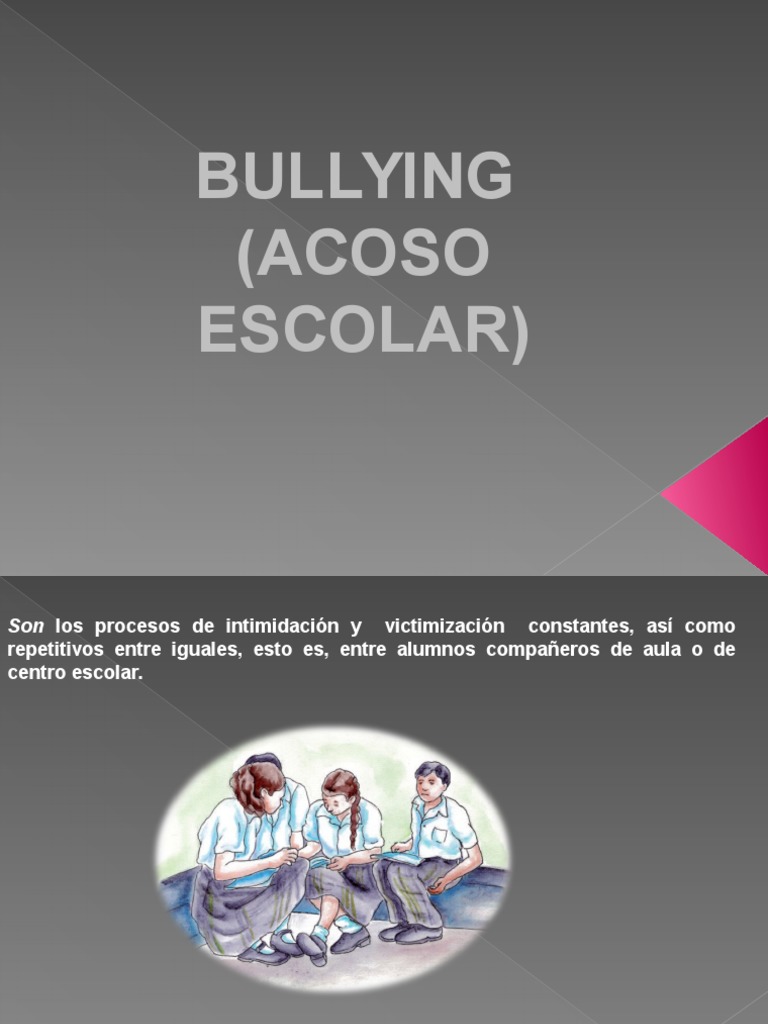 Tipos y Consecuencias del Bullying Escolar | PDF | Ciencias del ...