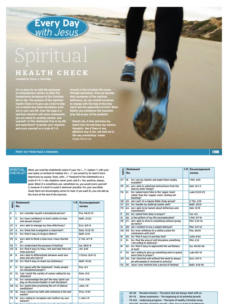 Spiritual Health Check | PDF | Forgiveness | Spirituality