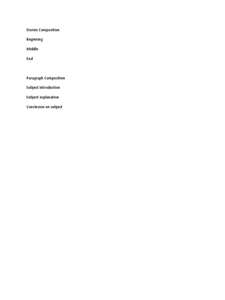 Story Composition Essentials | PDF