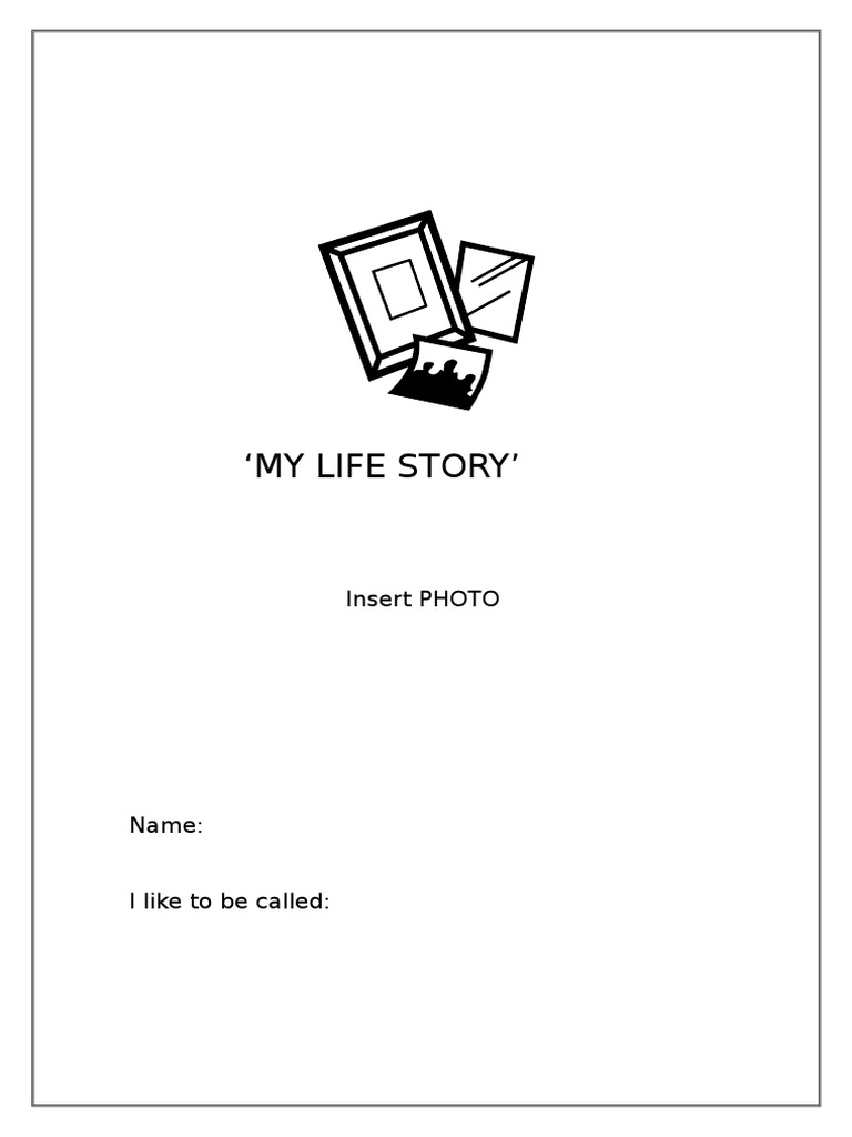 Dementia UK Life Story Template Final | PDF | Dementia | Wellness