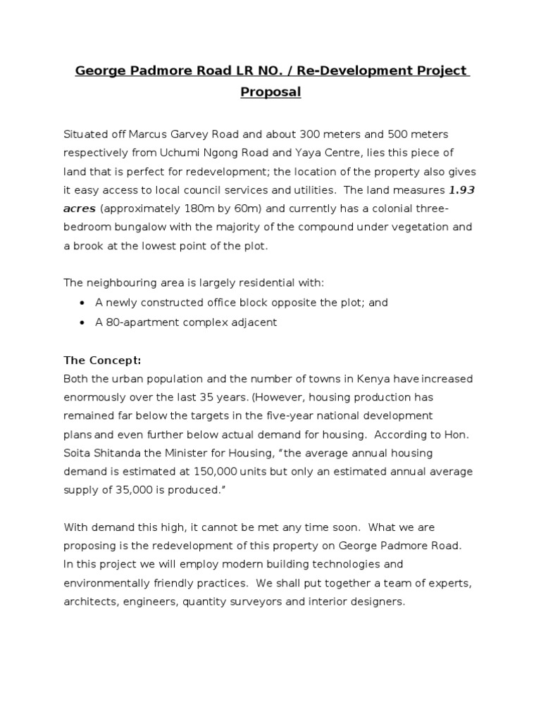 George Padmore Redevelopment | Download Free PDF | Sustainable ...