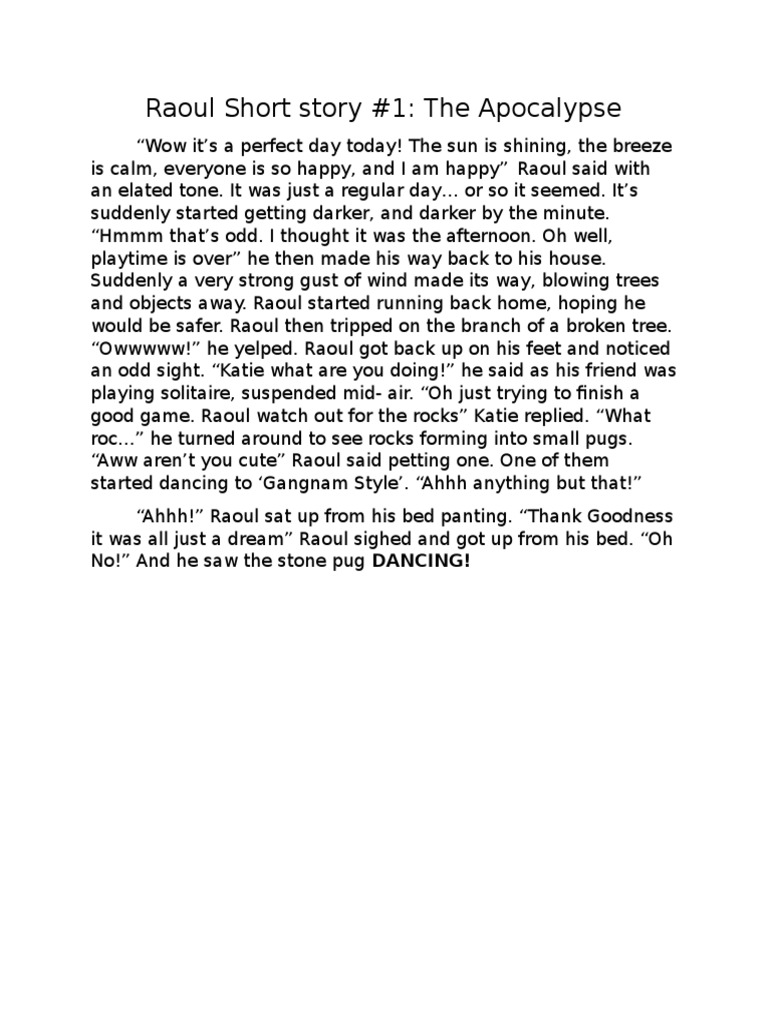 Raoul Short Story | PDF