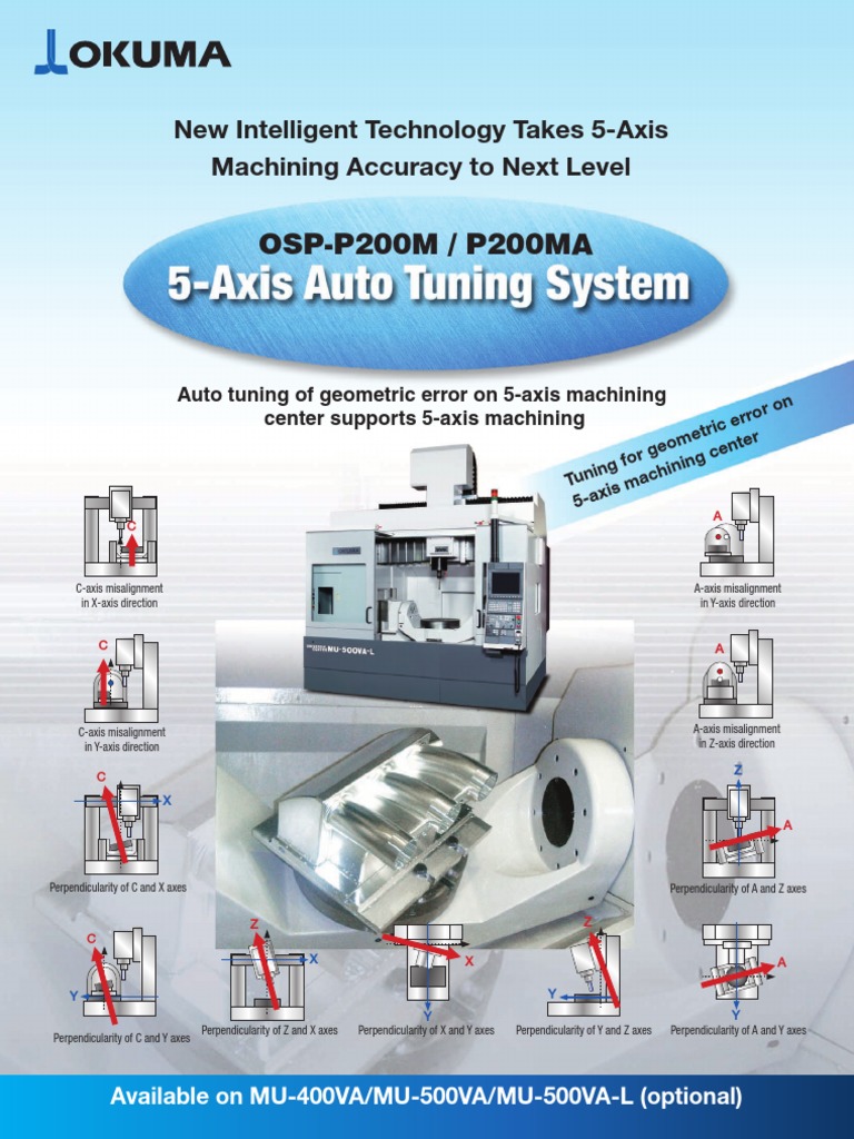 5 Axis Auto Tuning Brochure May2012 | PDF | Cartesian Coordinate System