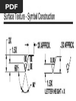 Machining Symbols and Surface Textures | PDF | Teaching Methods & Materials