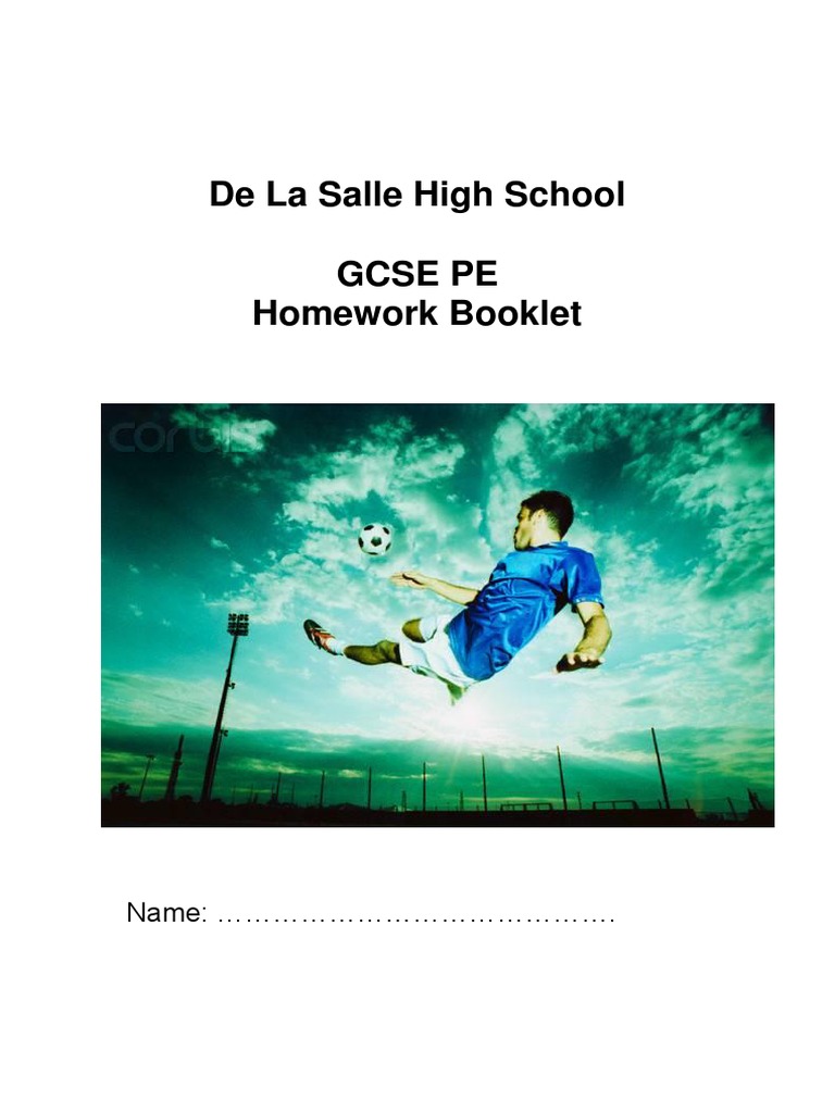 Gcse Pe Homework Book | PDF | Physical Fitness | Sports