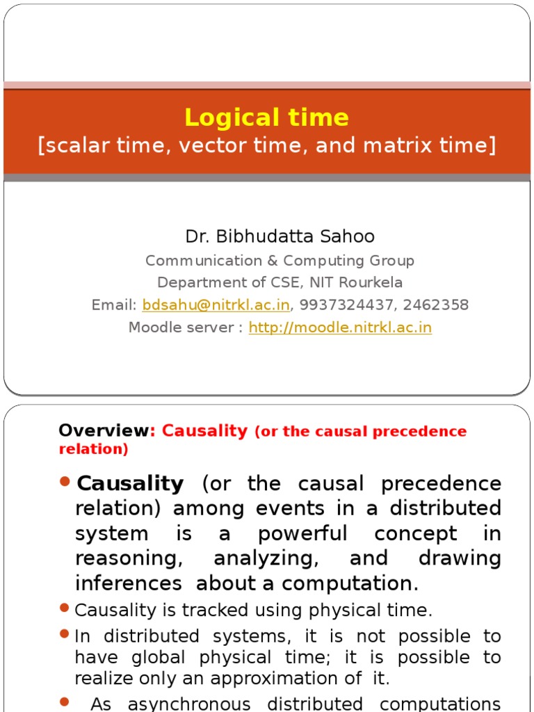 Logical Clocks In Distributed Systems Pdf Message Passing Distributed Computing