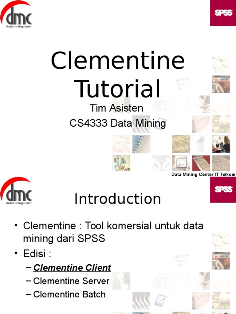 Clementine Data Mining Tutorial | PDF | Teaching Methods & Materials ...