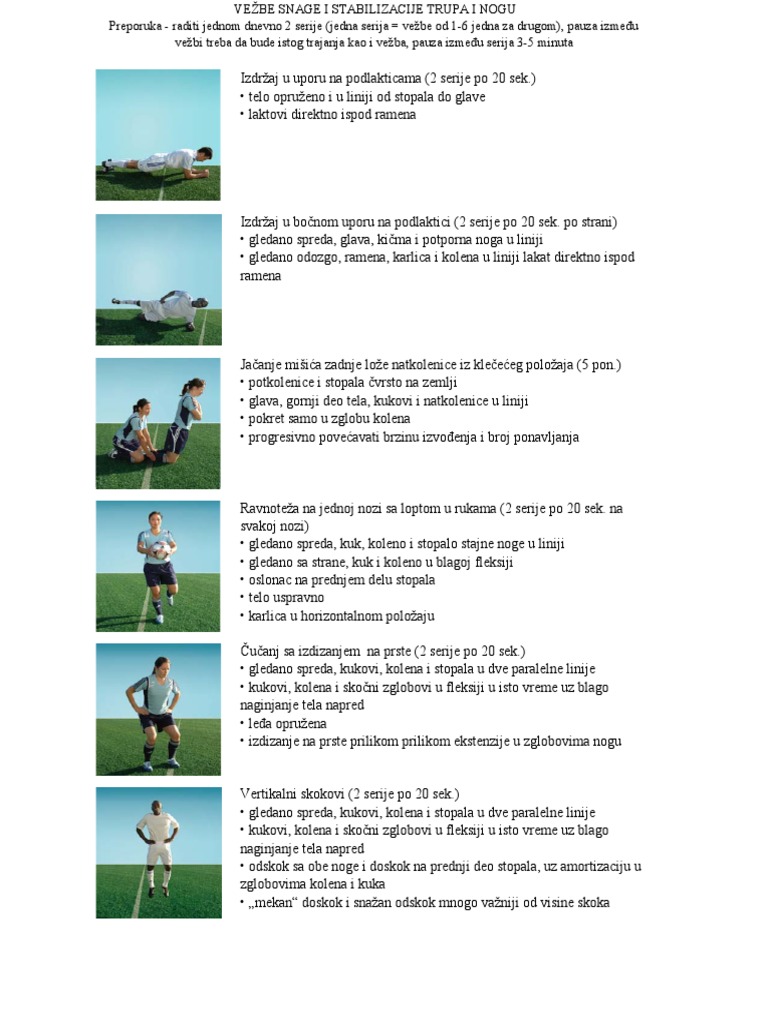 Vezbe Stabilizacije PDF | PDF