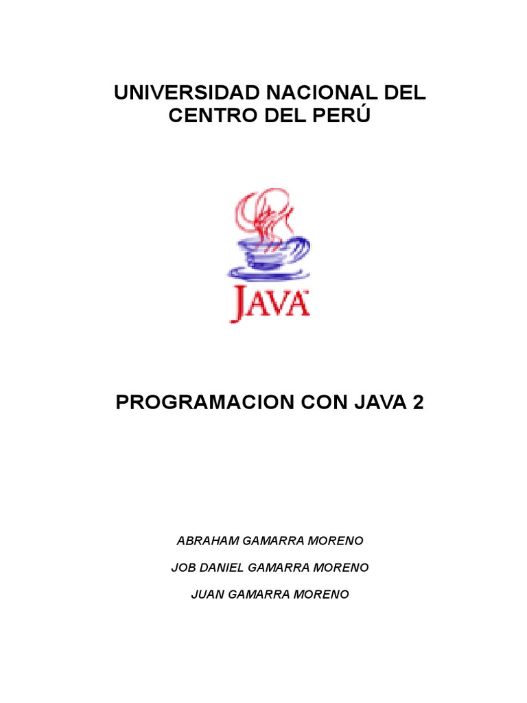 Libro Java2 Ver 3 | Descargar gratis PDF | Java (lenguaje de programación) | Objeto (informática)