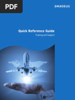 Ga Altea Amadeus Quick Reference | PDF | Airlines | Civil Aviation