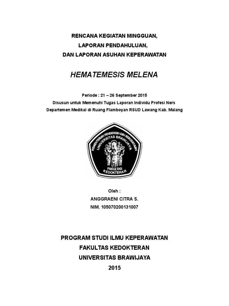 LP Hematemesis Melena | PDF