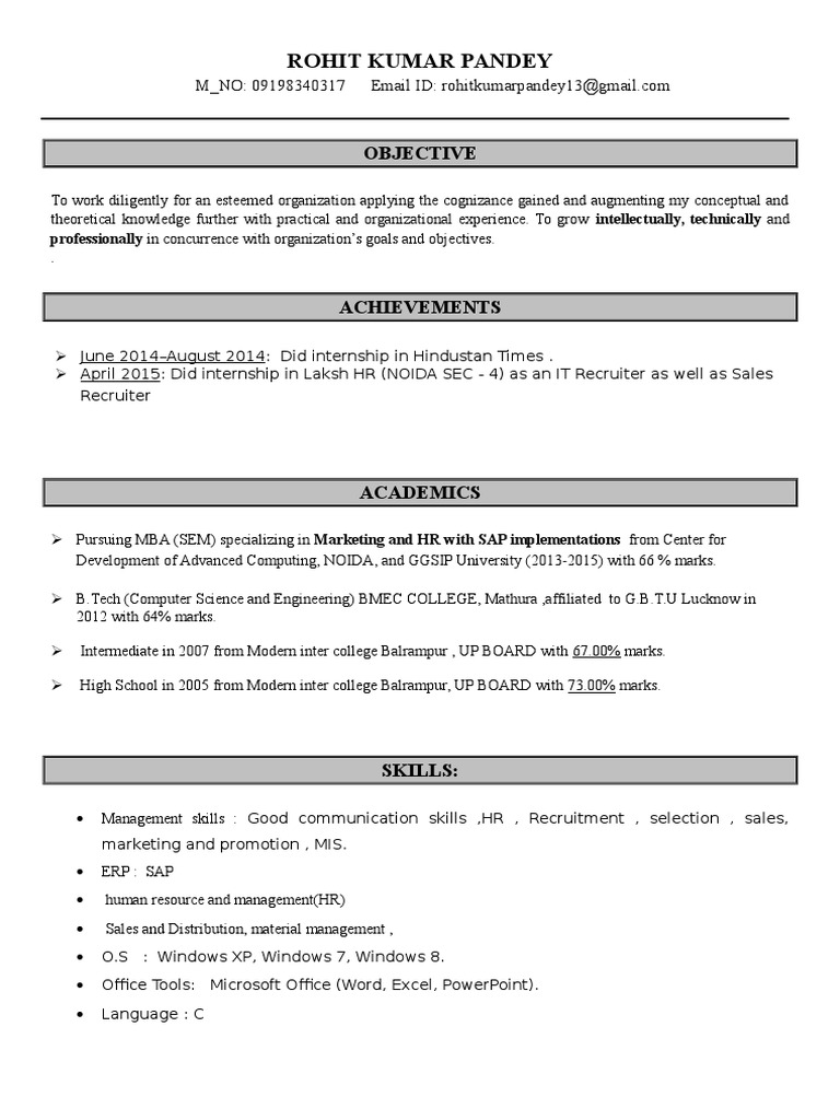 Rohit Kumar Pandey-13 | PDF | Microsoft Windows | Sap Se
