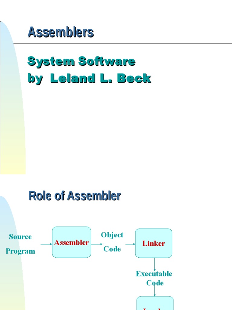Assembler 4 Presentation | PDF | Assembly Language | Instruction Set